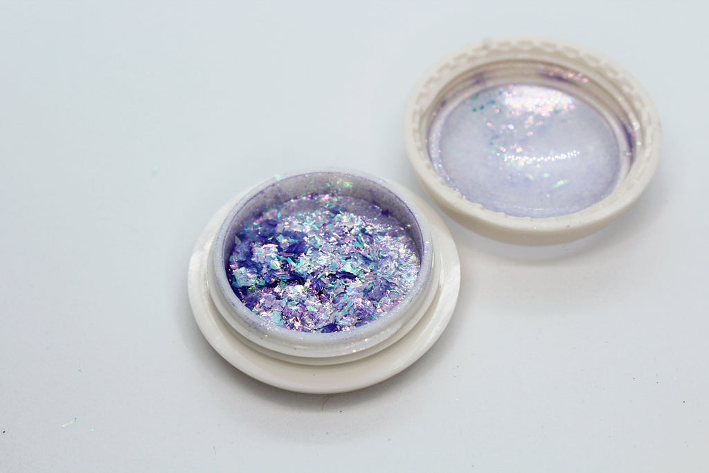 Opal flakes nail art, 5 options – Nails tbc supplies